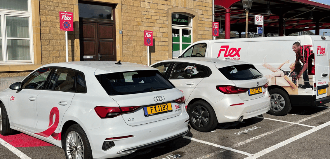 Luxembourg/Dommeldange - Gare | FLEX Carsharing